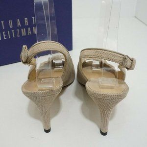 Stuart Weitzman | Shoes | Stuart Weitzman Slingback Heel Pumps Beige ...